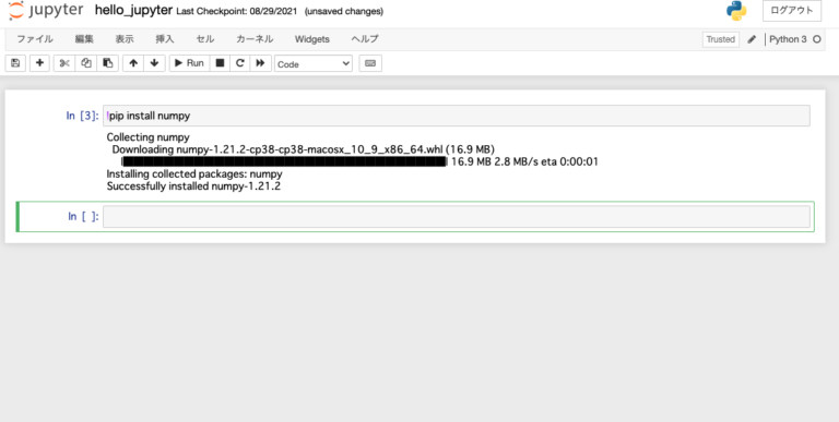 【Jupyter Notebook】pipコマンドを使ってPythonライブラリをインストールする方法 | DOKUPRO